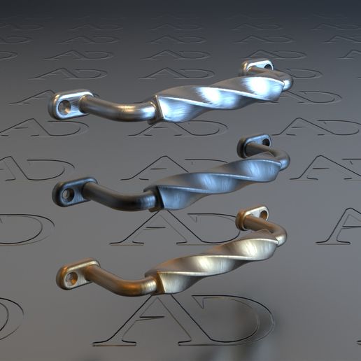 🚪 Decorative handle - DIY - Poignée décorative・ STL File for 3D ...