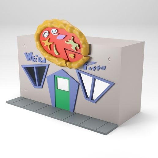 🍕 TMNT Weird Pizza Dio・Free 3D File for ・Cults
