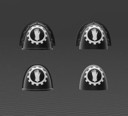 🤲 Iron Hands Pads "Fummelfinger" edition・Free 3D File for ・Cults