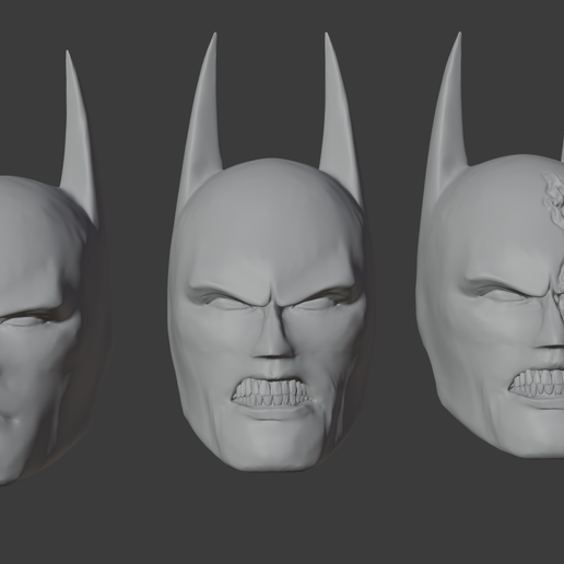 Archivo STL gratis 1/12 batman beyond head 👾 ・Plan de la impresora 3D ...