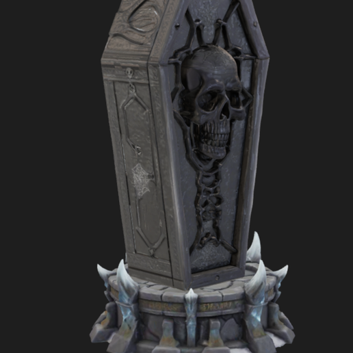 🎃 HALLOWEEN: Lápida Espeluznante con Calavera / Creepy Tombstone with ...