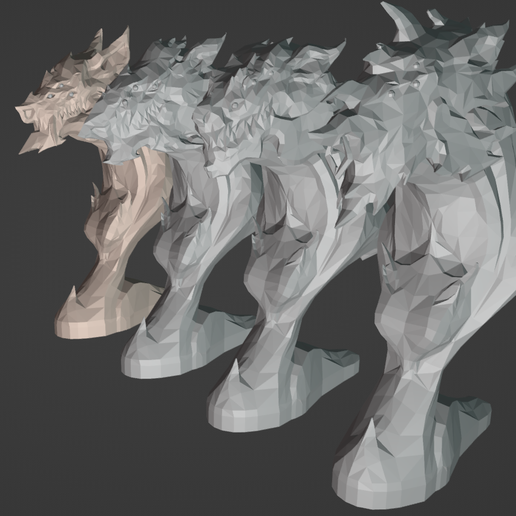 🐺 Warframe - Voruna Wolf Busts・ STL File for 3D printing・Cults