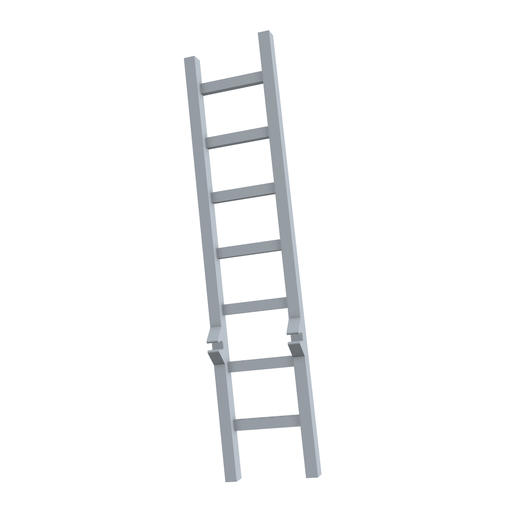 🪜 Aristocraft Steel/Long Caboose Ladder G Scale・ STL File for 3D ...