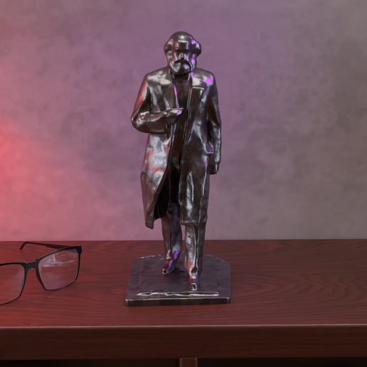 3D file Karl Marx Statue 🖨️ ・3D print design to download・Cults