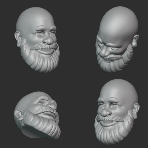 🎅 SANTA MASK 3D STL FILE | SANTA MASK DIGITAL FILE・ STL File for 3D ...