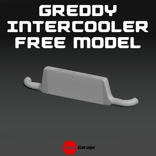 🧸 GREDDY INTERCOOLER FOR SCALE MODEL 1/24・Free STL File for 3D printing ...