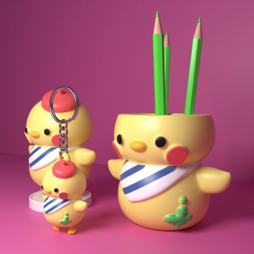 ️‍🔥 Artsy Birb – 3-in-1 Printable Model | Love and Deepspace Inspired ...