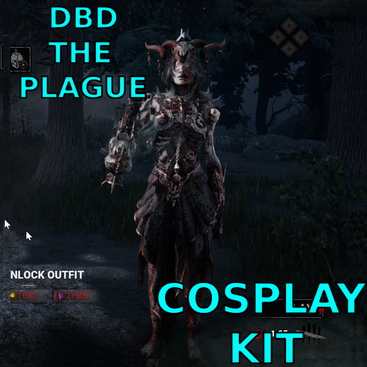 😵 Cosplay Dead By daylight DBD The Plague Desperate Plea Cosmetic ...