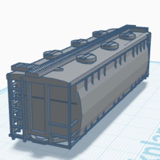 💭 N Scale Cylindrical Hopper・ STL File for 3D printing・Cults