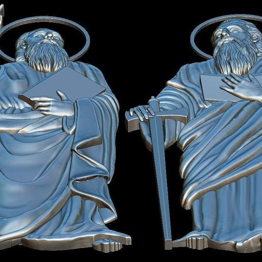 ⛪ Saint Peter and St Paul 3d model relief for cnc 3d printing・ 3D File ...