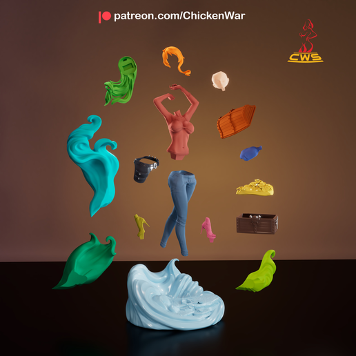 🫦 Nami full version 3D Pringting・ 3D File for 3D printing・Cults
