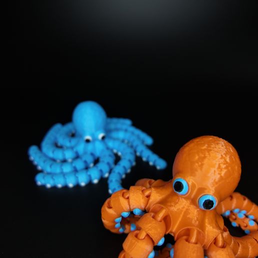 🐙 FLEXI OCTOPUS・ STL File for 3D printing・Cults