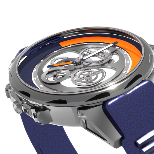 ⌚ Futuristic watch: Nebula Chronos・ STL File for 3D printing, CNC ...