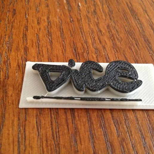 Free 3D file DICE Logo 🎲 ・3D printable object to download・Cults