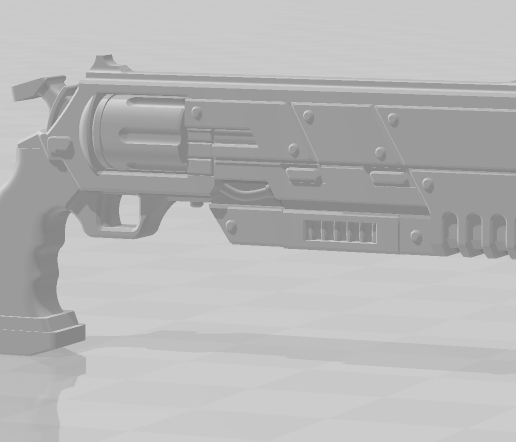 Hand Cannon (1/18 Scale)・Free STL File for ・Cults