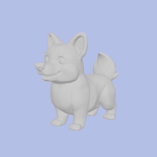 STL file Corgi 🐕 ・3D print model to download・Cults
