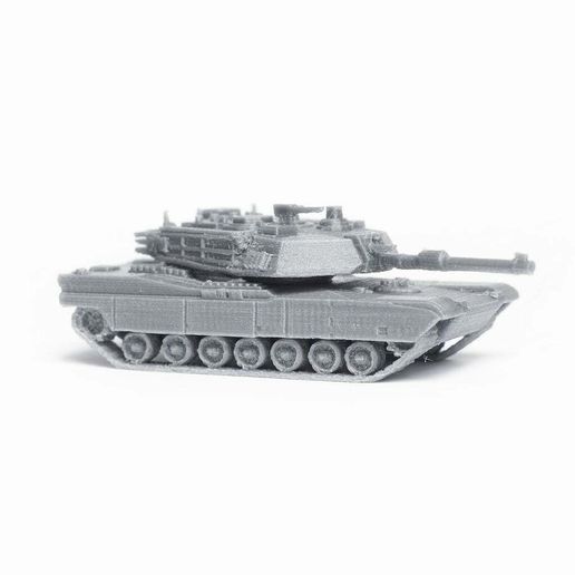 🪖 M1 Abrams Tank Model Kit - 05 parts・Free STL File for ・Cults