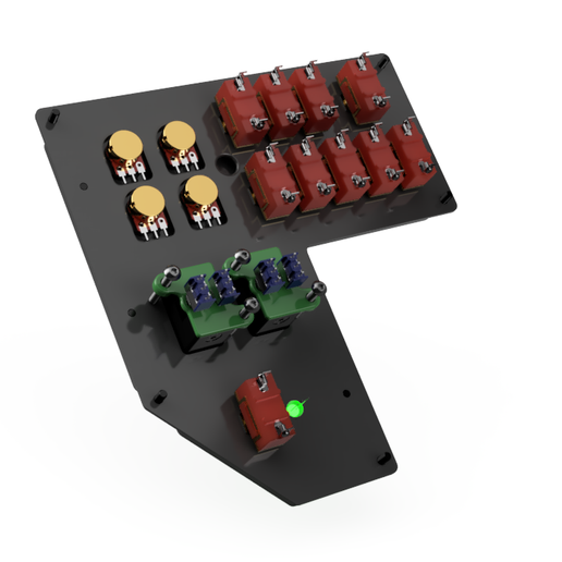 💭 C172 Avionics Switch Panel – STL Files Only・ STL File for 3D printing ...