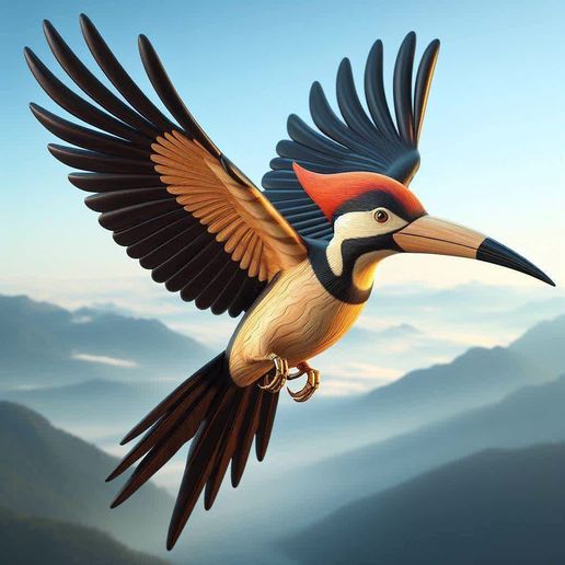 Archivo STL gratis The flying bird 🐦 ・Plan de impresión en 3D para ...