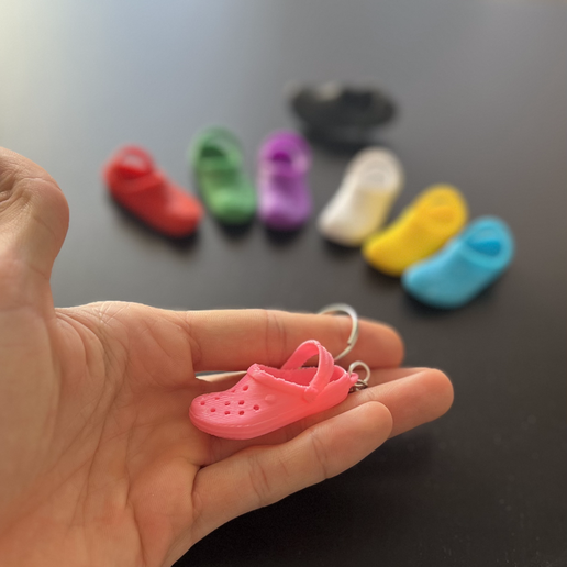 🗝️ Crocs Keychain・ STL File for 3D printing・Cults