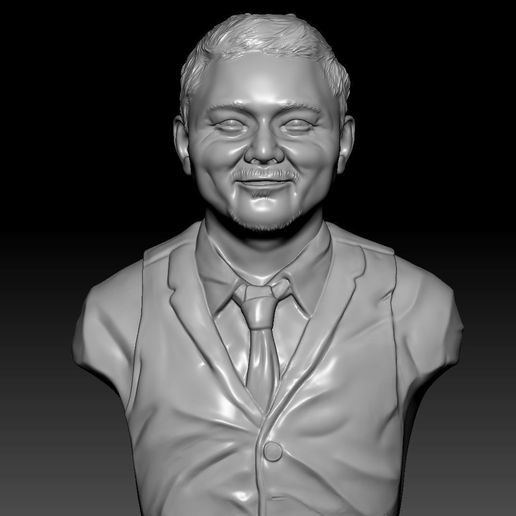 STL file Efren "The Magician" Reyes Bust (Ready For Printing) 👤 (OBJ)・3D printing template to ...