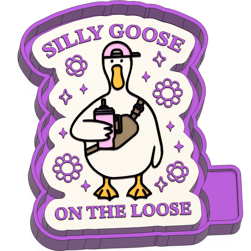 🪔 Silly goose tumbler Freshie STL Mold Housing・ STL File for 3D ...