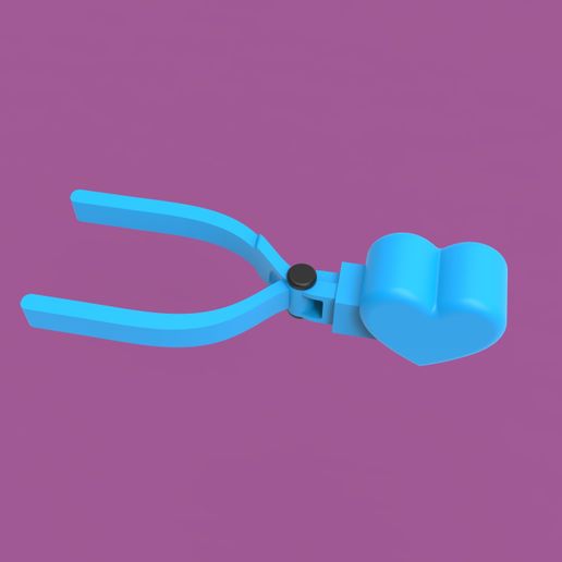 🌨️ 3D Printable Snow Heart Maker - Add Love to the Snow・ STL File for ...