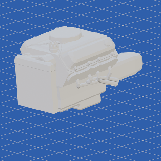 STL file 1973 Chrysler Valiant Charger engine 🛞 ・3D printing model to ...