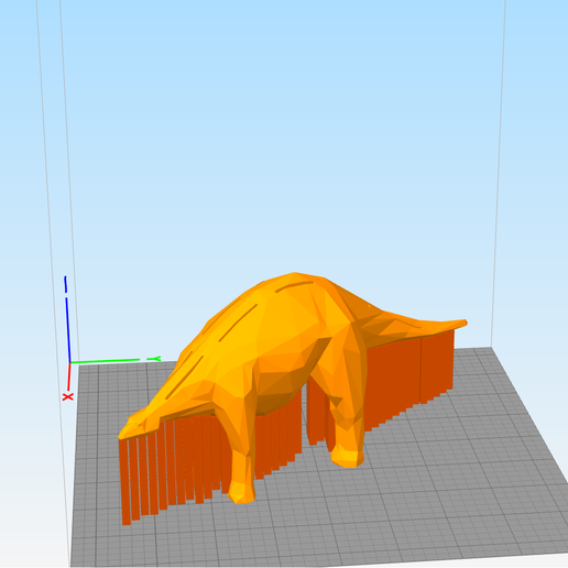 🦖 Stegosaurus Base Stand spikes・Free STL File for 3D printing・Cults
