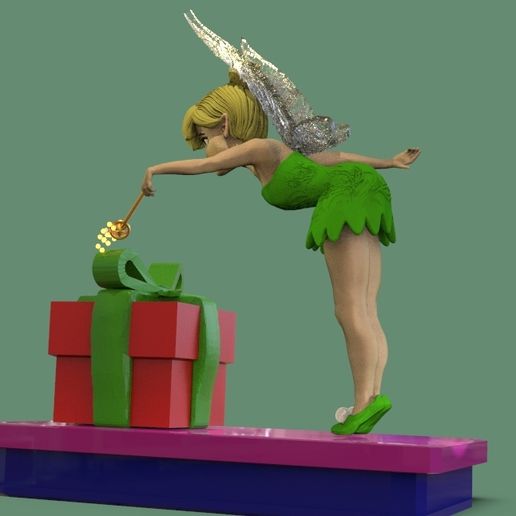 🔔 Tinker Bell・ STL File for 3D printing・Cults