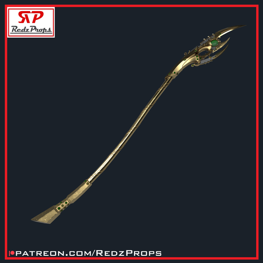 🖨️ 1602 Loki Scepter Cosplay Prop・ 3D File for 3D printing・Cults