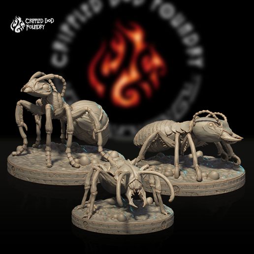 🐜 Giant Ant and Ant Lair Bundle・ 3D File for 3D printing・Cults