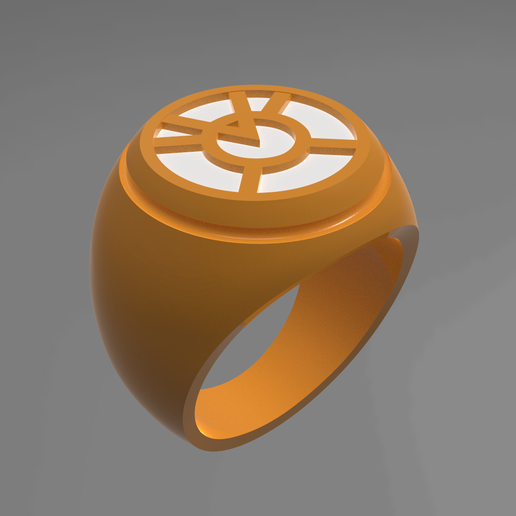 gold lantern corps ring
