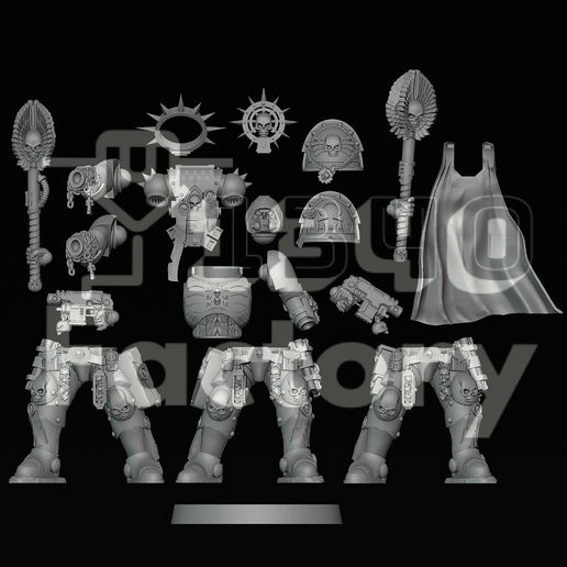 STL file Chaplain 🔨 ・3D print model to download・Cults