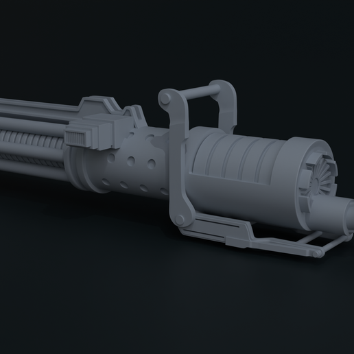 🔫 Z-6 Rotary Blaster Cannon Clonetrooper 1/6 and 1/12 Scale・ 3D File ...