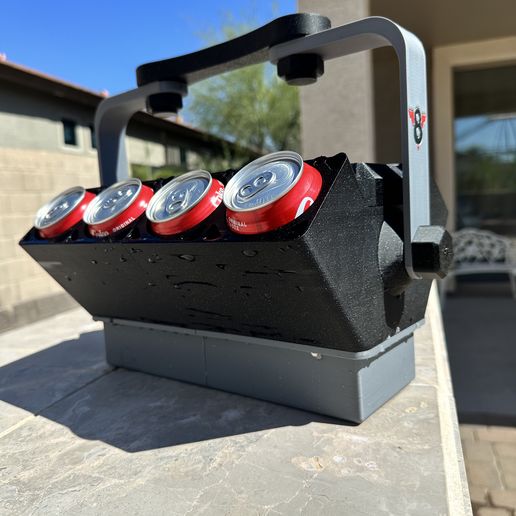 🥫 The Original V8 Can Cooler Motor or Engine Ice Chest・ 3D File for ・Cults