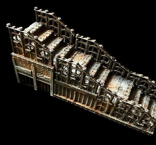 🎲 SCI FI stairs kit・ 3D File for 3D printing・Cults