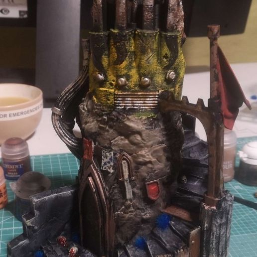 🎲 Tabletop Terrain- Hand of the god-machine・3D Print with the Bambu ...