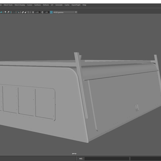 🚚 ARE Style Pickup Truck Canopy / Camper Shell・ STL File for 3D ...