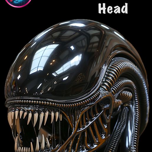 👽 Xenomorph Head・Free 3D File for 3D printing・Cults