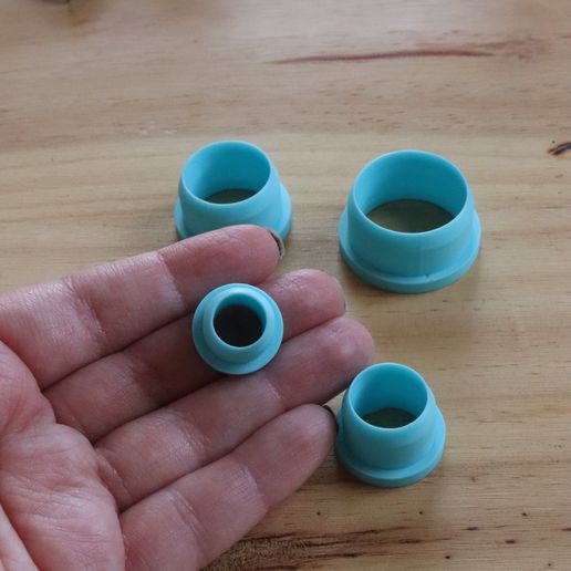 🟣 Polymer clay circle cutters・Free STL File for 3D printing・Cults