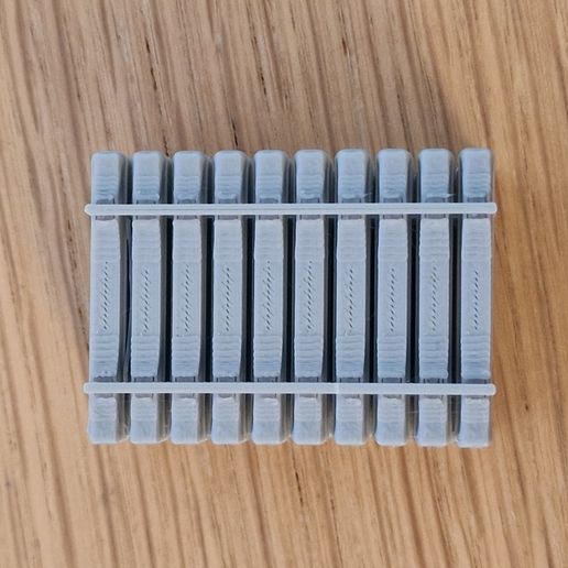 STL file Concrete railway sleepers - 1:87 🛤️ ・3D printing design to ...