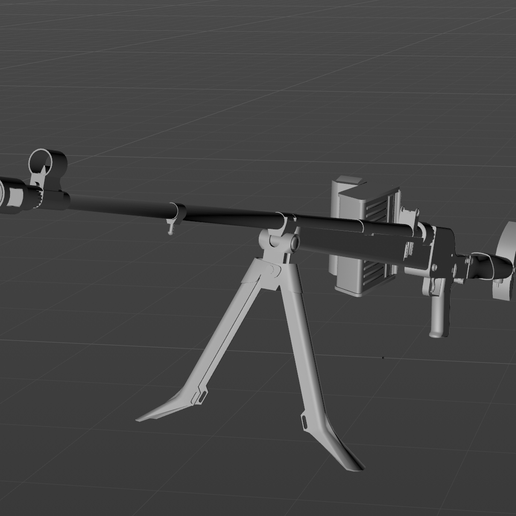 OBJ file German PzB38 anti-tank rifle 3D model material 🗺️ ・3D printer ...