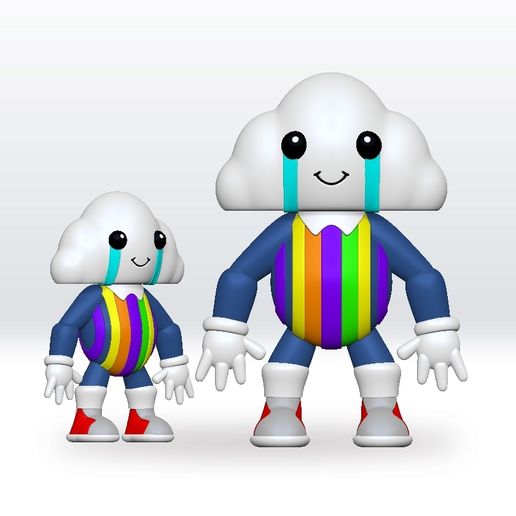 📁 Cloudboy STL poppy playtime STL file 3D Model Character Fanart・ STL File for 3D printing・Cults