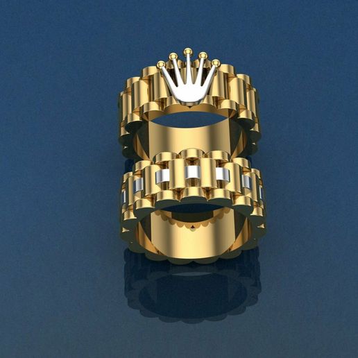 STL file ROLEX BAND FOR 3 TYPE 💍 ・3D printer model to download・Cults