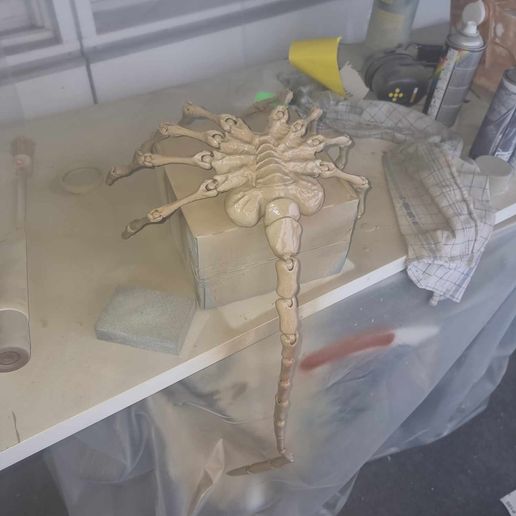 👽 AGISIS ULTIMATE ALIEN FACE HUGGER (Detailed)・3D Print with the Bamby ...