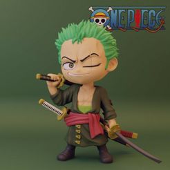 Roronoa Zoro - One Piece impreso en 3D • Hecho con una impresora 3D ...
