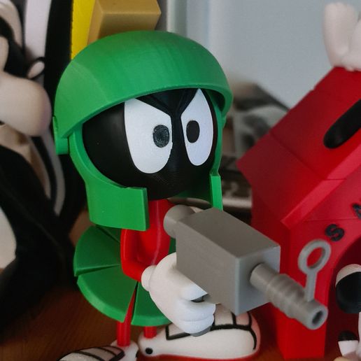 👽 Marvin the Martian・3D Print with the Creality Hi Combo 3D printer・Cults