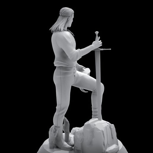🗿 The Witcher Henry Cavill 3D Printable・Free STL File for ・Cults