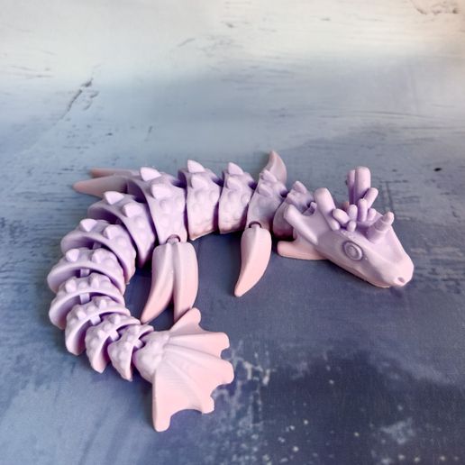 🚰 Flexi Water Dragon・ STL File for 3D printing・Cults